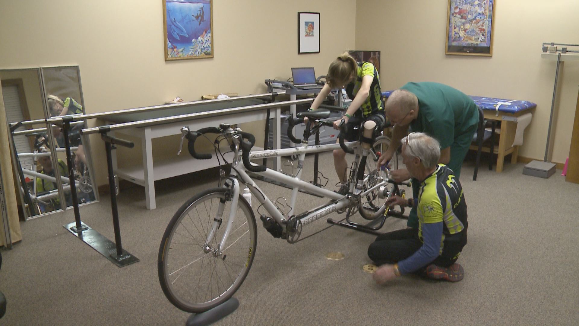Avid cyclist gets new prosthesis for pedal prowess | wbir.com