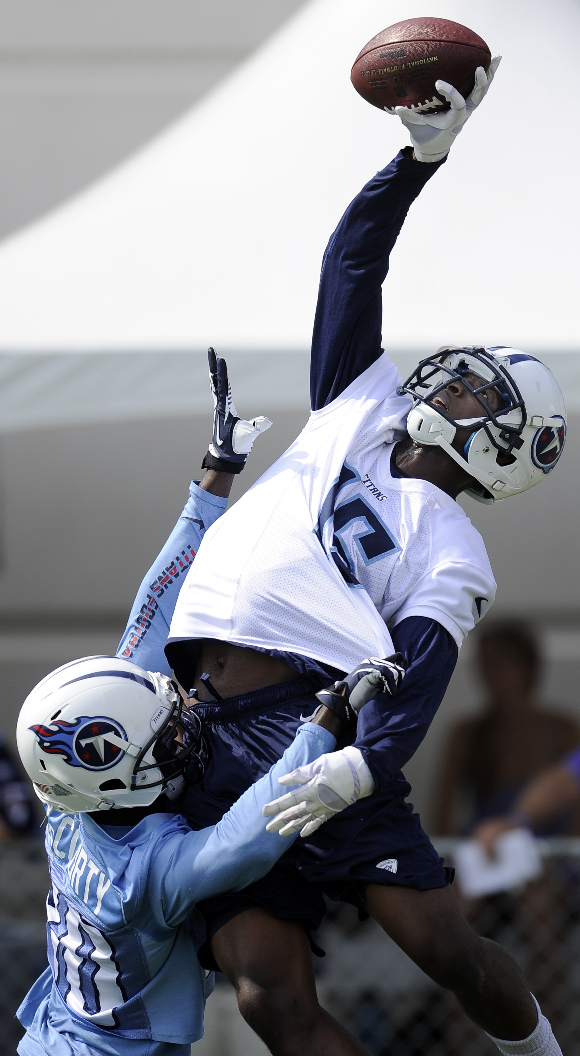 Justin Hunter, Brett Kern deliver a Titans alley-oop | wbir.com