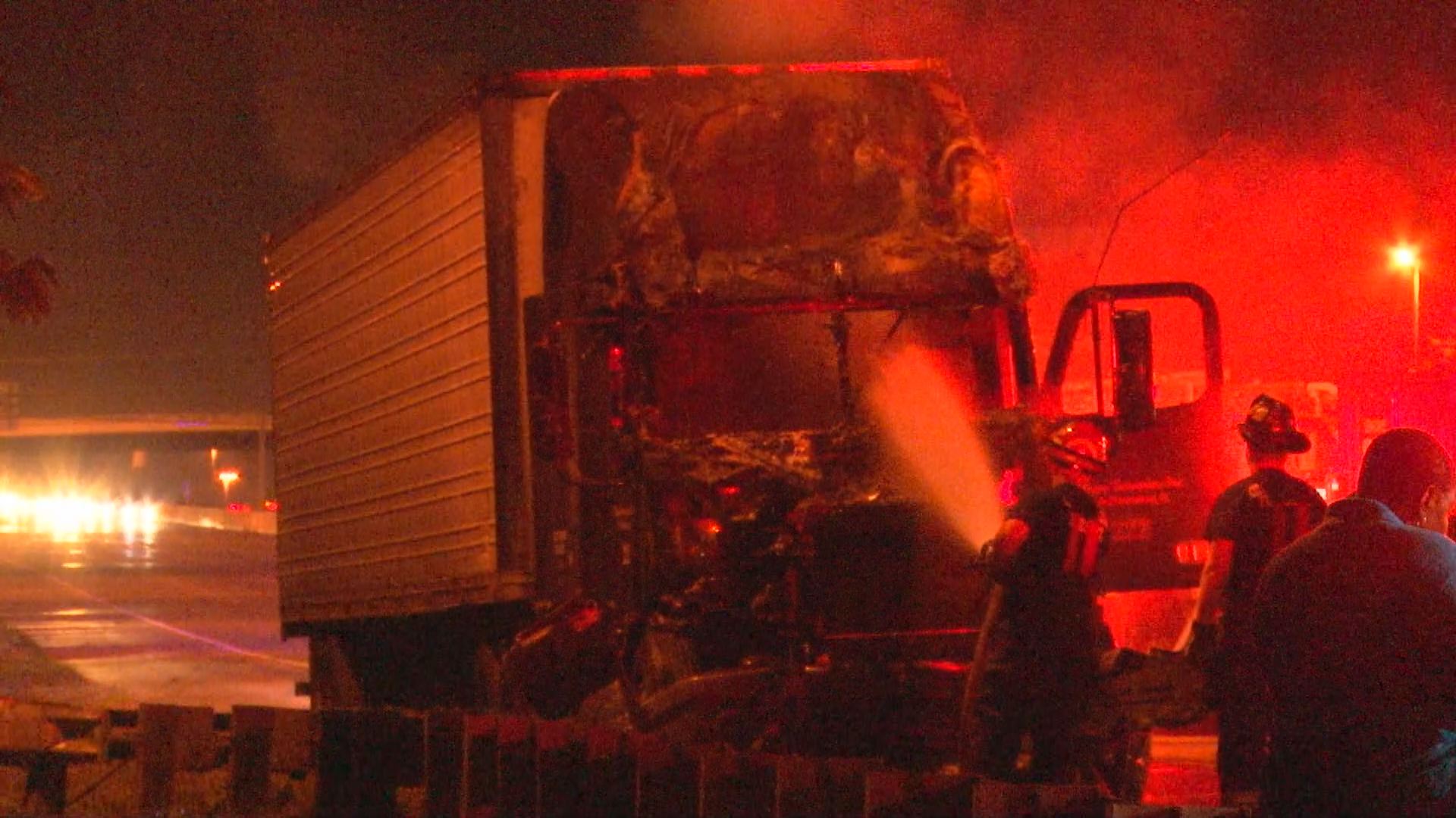 Firefighters respond to semi fire on I-40 westbound | wbir.com
