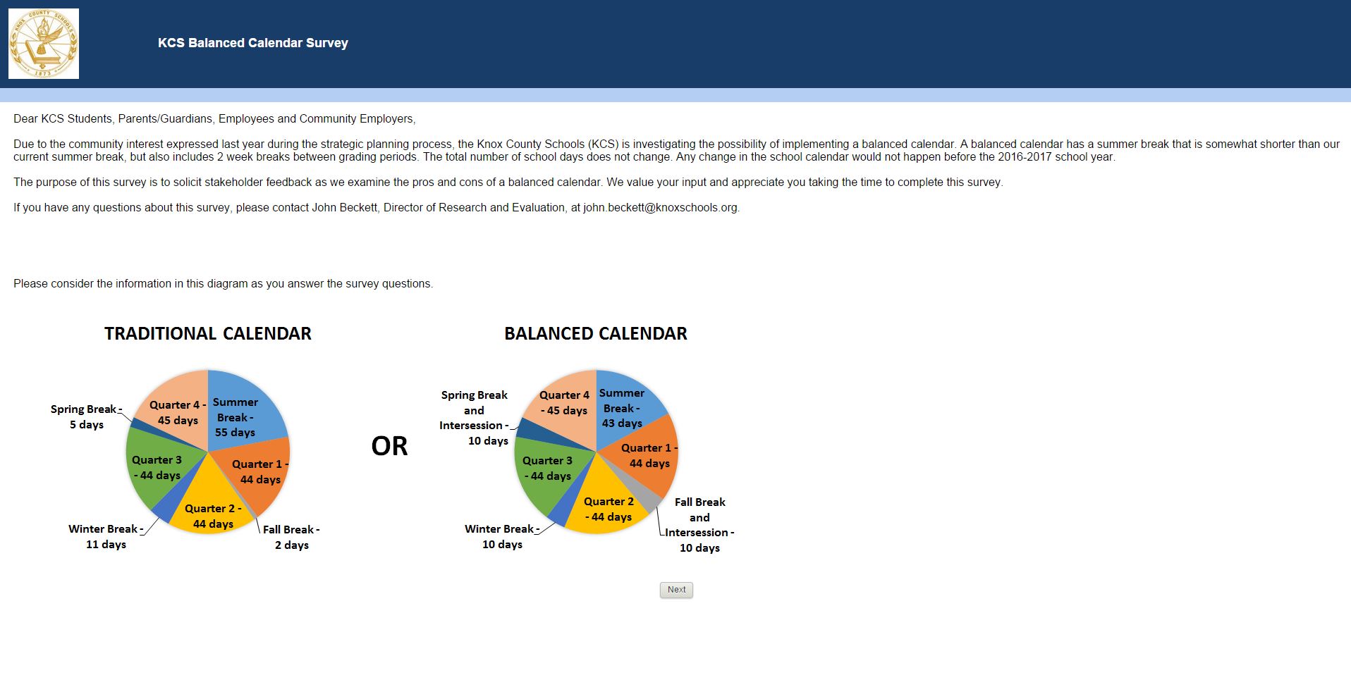 Board member questions Knox Co. balanced calendar survey | wbir.com