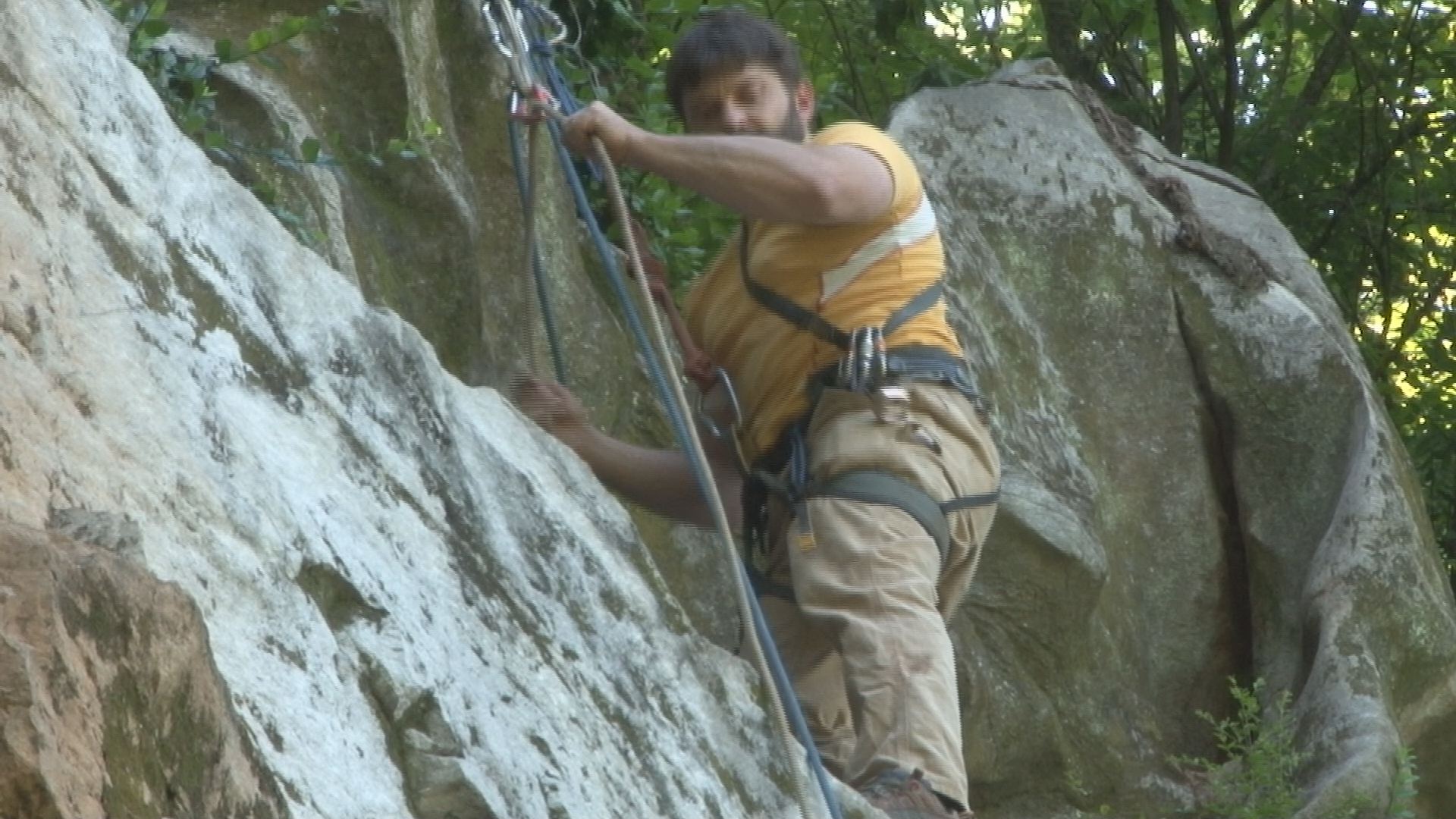 Rock-climbing unveiled at Ijams' 'The Crag' | wbir.com