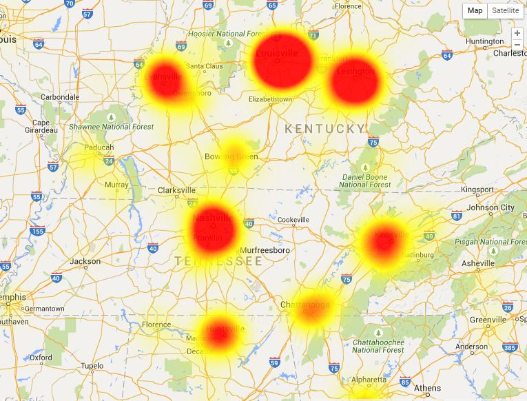 Update: Cell phone service returns following outage | wbir.com